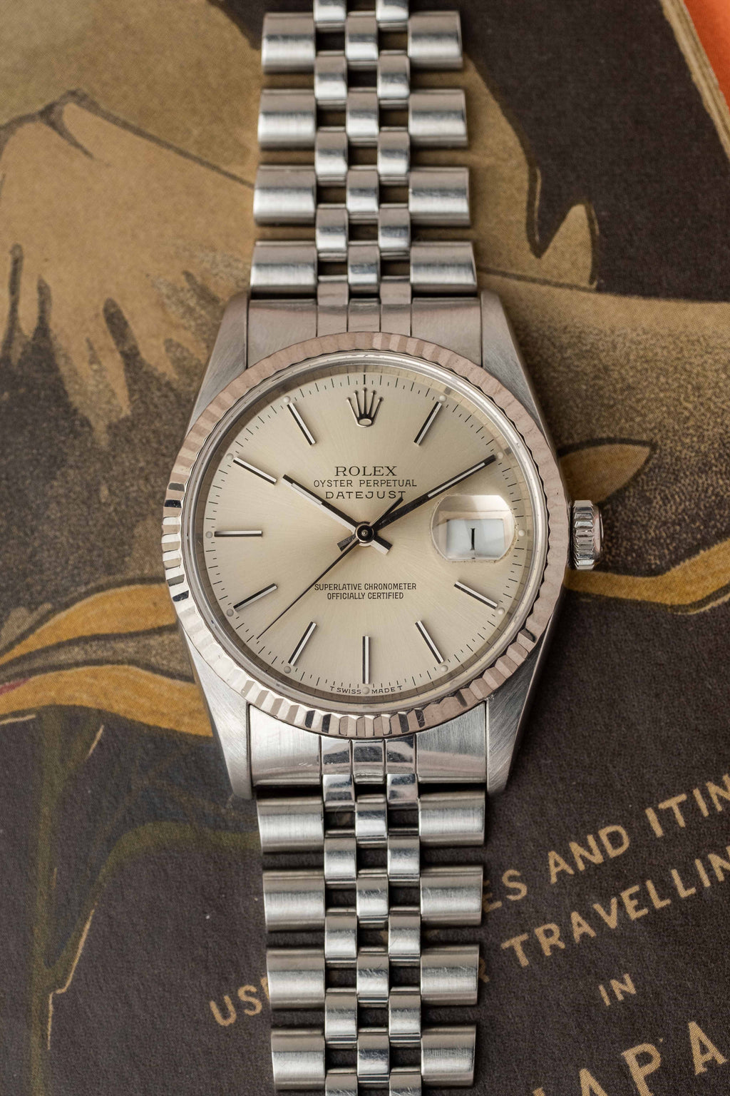 Rolex Datejust Ref. 16234 'Silver Stick' Dial 1991 | Vintage & Pre-Owned Luxury Watches – Wynn ...