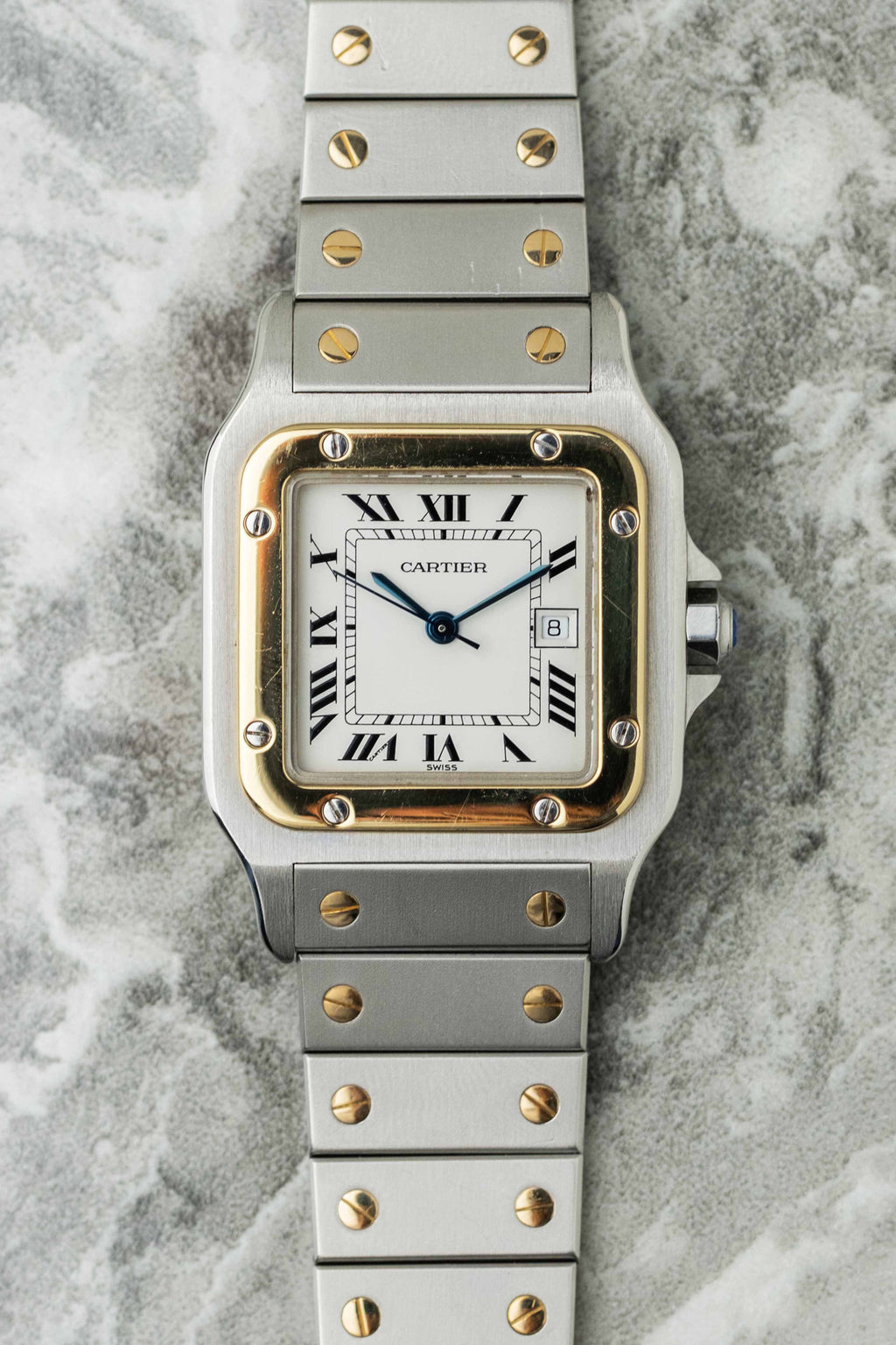 Cartier Santos Carrée Ref. 2961 1980's | Vintage & Pre-Owned Luxury ...
