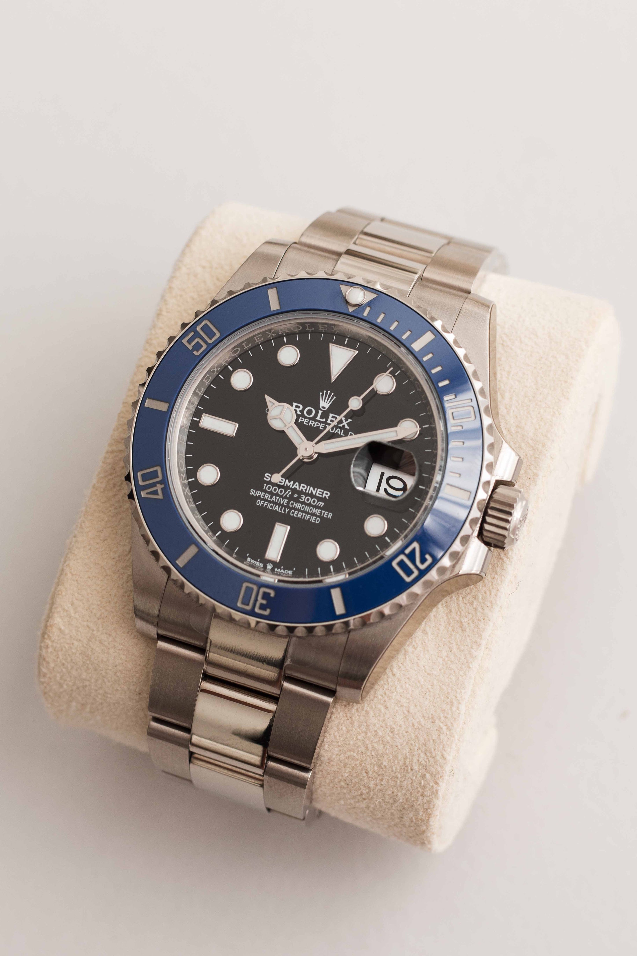 Rolex Submariner White Gold Ref. 126619LB Date 2021 w/ Box & Papers ...